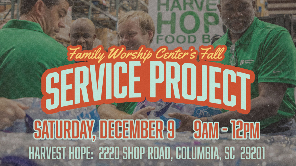 Fall Service Project at Harvest Hope - Family Worship Center